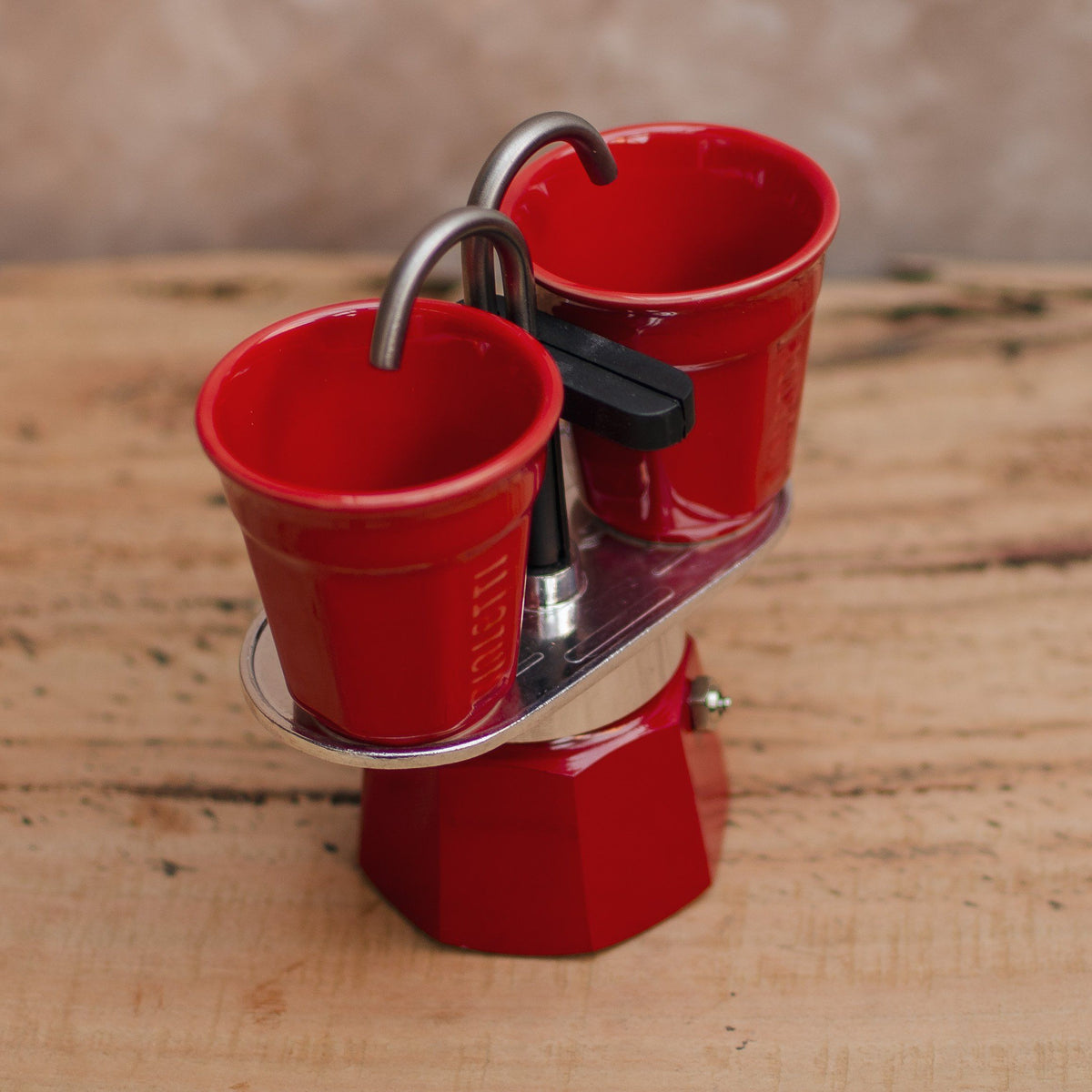 Bialetti Mini Express RED Stovetop Coffee Maker /// Coffea Coffee