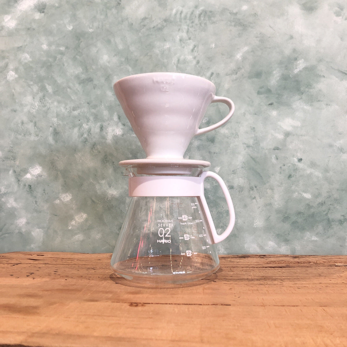 Hario V60 Pour Over Kit - Ceramic White | Coffea Coffee